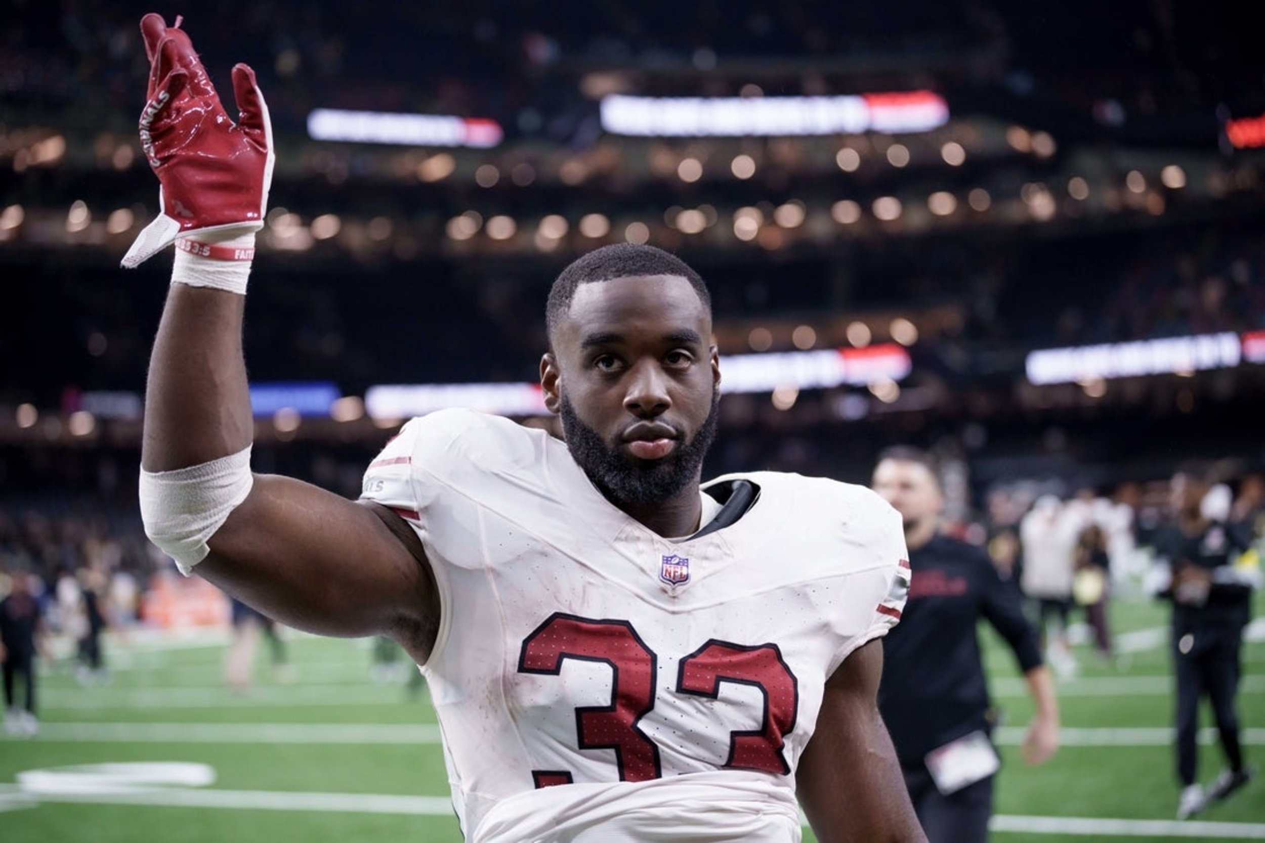 Cards RB Trey Benson thrust into spotlight against Seahawks