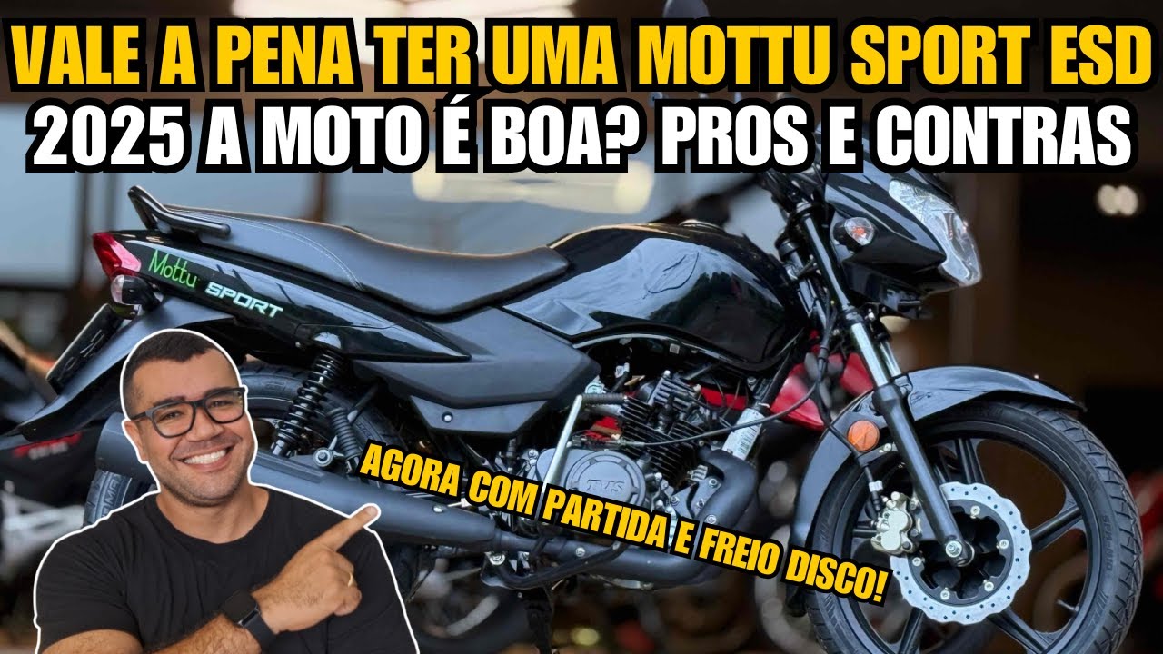 Vale a Pena Ter uma Mottu Sport ESD 2025? A Moto é Boa? Prós e Contras