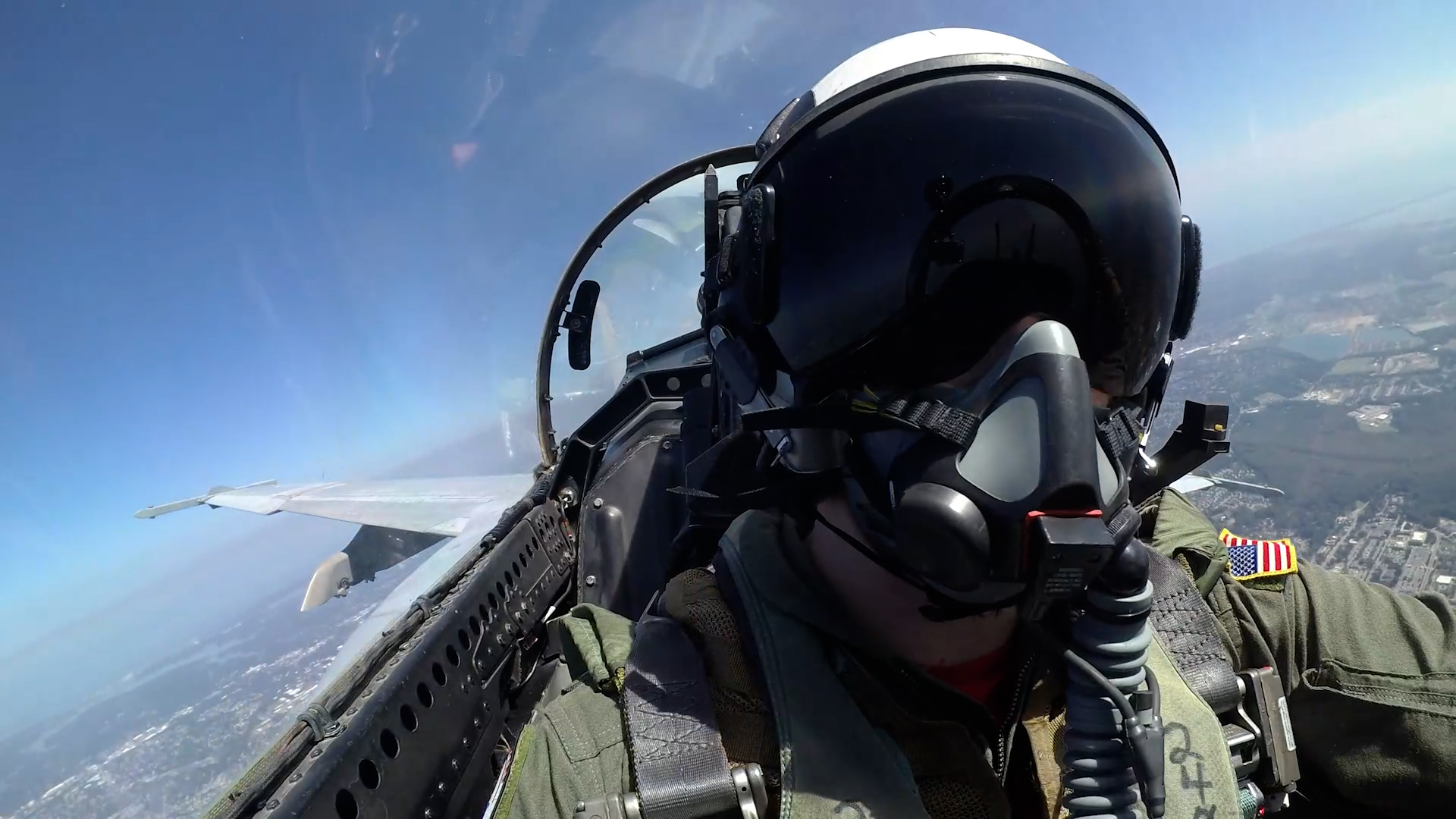 US Navy Cockpit View During Airshow