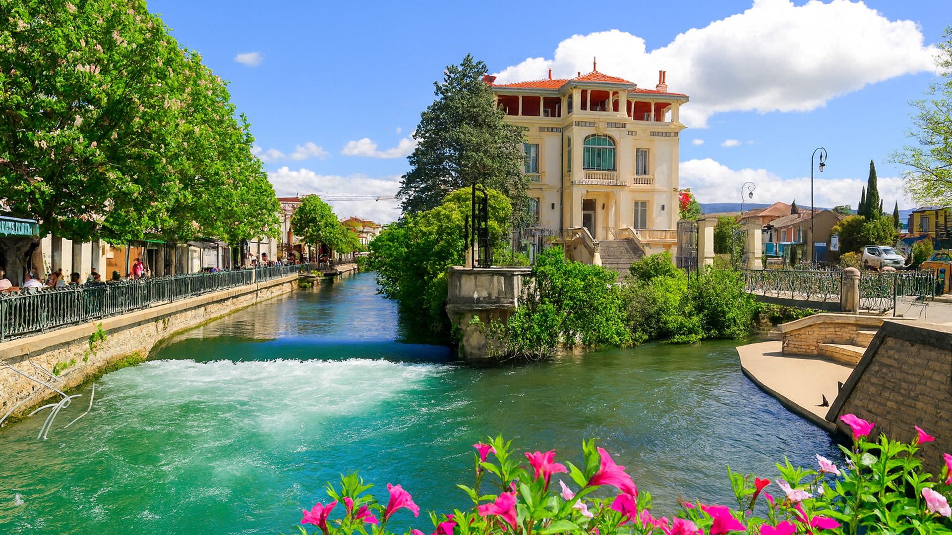 L’Isle-sur-la-Sorgue – Provence’s Charming Canal Village (4K)