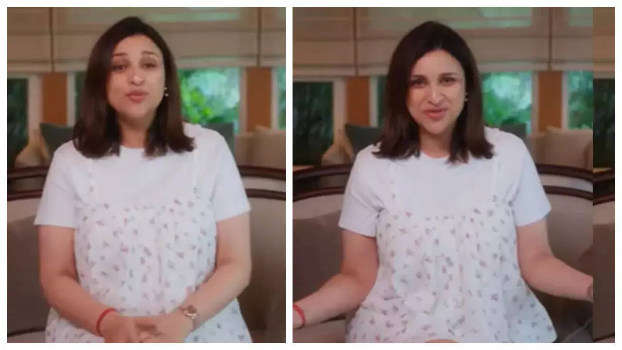 Parineeti Chopra flaunts baby bump, shows off radiant pregnancy glow as she makes her YouTube ...