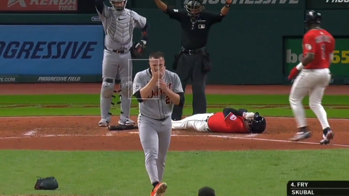 MLB: David Fry es golpeado en la cara por una recta de 99 mph en ...