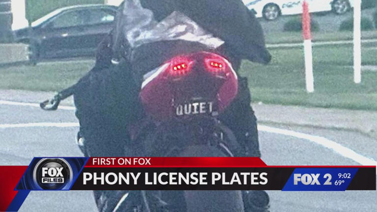 Drivers dodging the law with fake plates