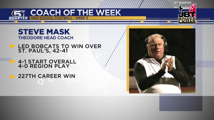 JBT Power Coach of the Week: Steve Mask, Theodore