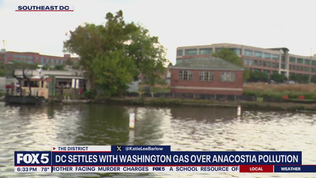 DC settles with Washington Gas over Anacostia pollution