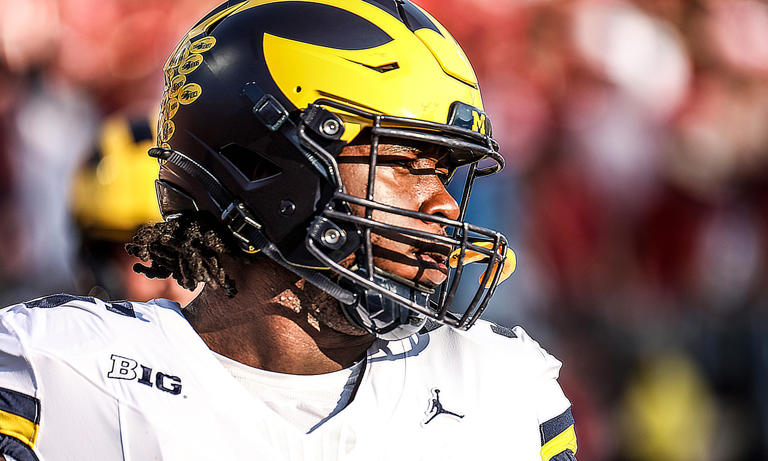 Nathan Efobi shines in Michigan’s OL shuffle, says outside zone focus ...