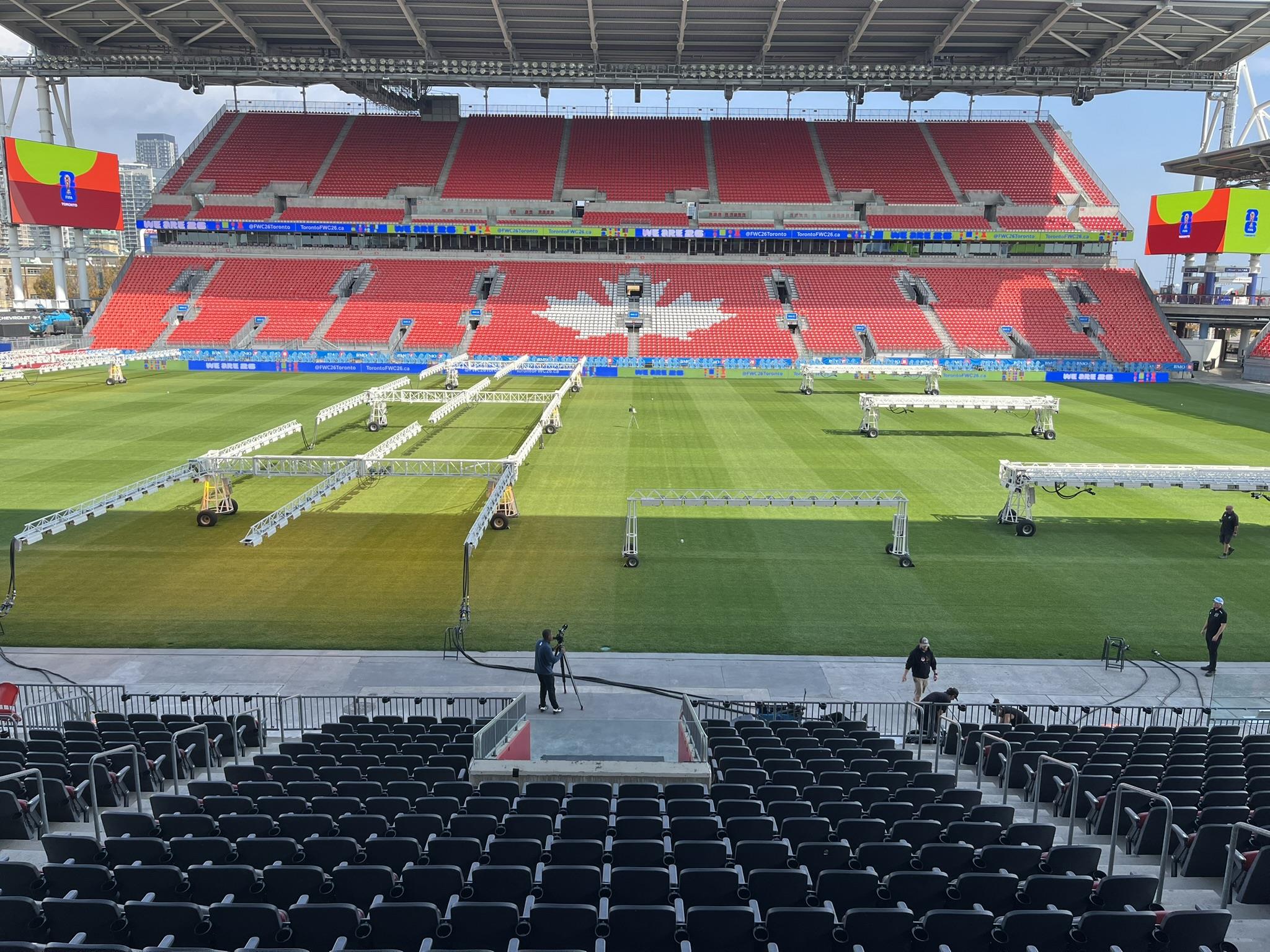En images | Coupe du monde 2026 : le BMO Field a débuté sa transformation