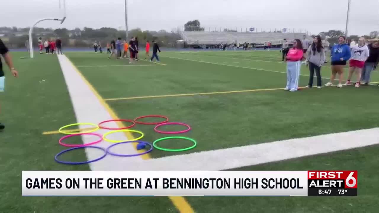 Bennington High School hosts ‘Games on the Green’ for students of all ...