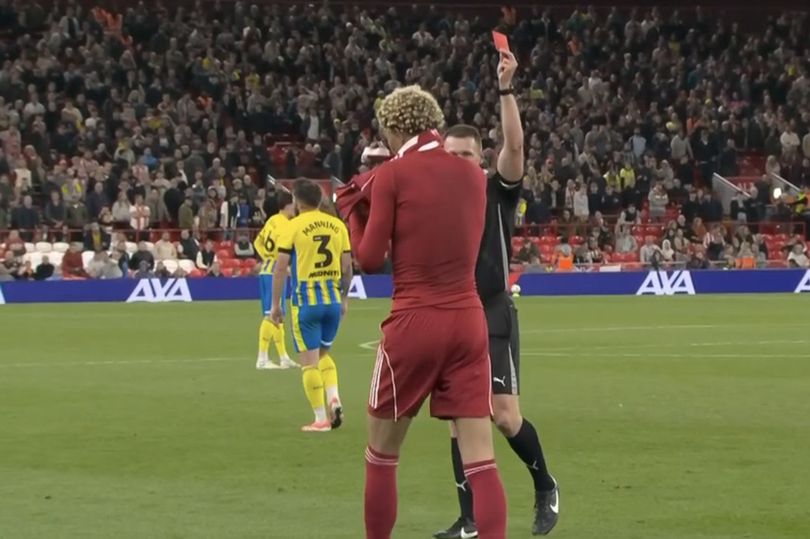 Arne Slot left with major headache as Hugo Ekitike SENT OFF for ...