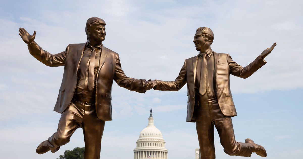 There’s Another Huge Trump Statue in D.C.