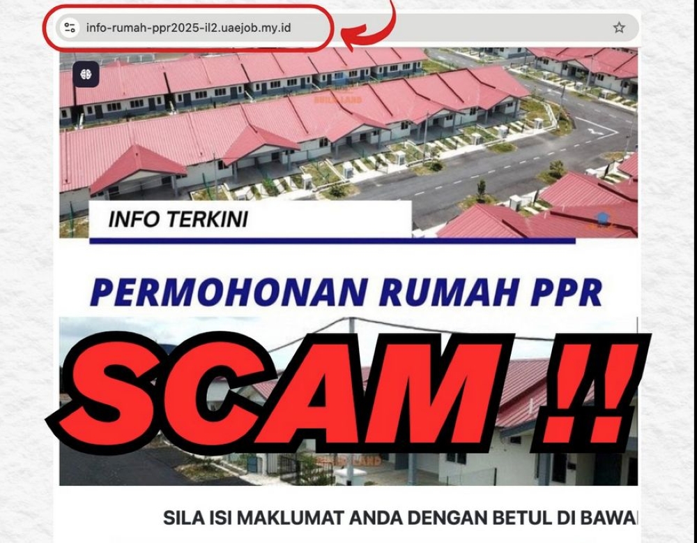 Police warn of scam ‘Rumah Mesra Rakyat’ campaigns on social media
