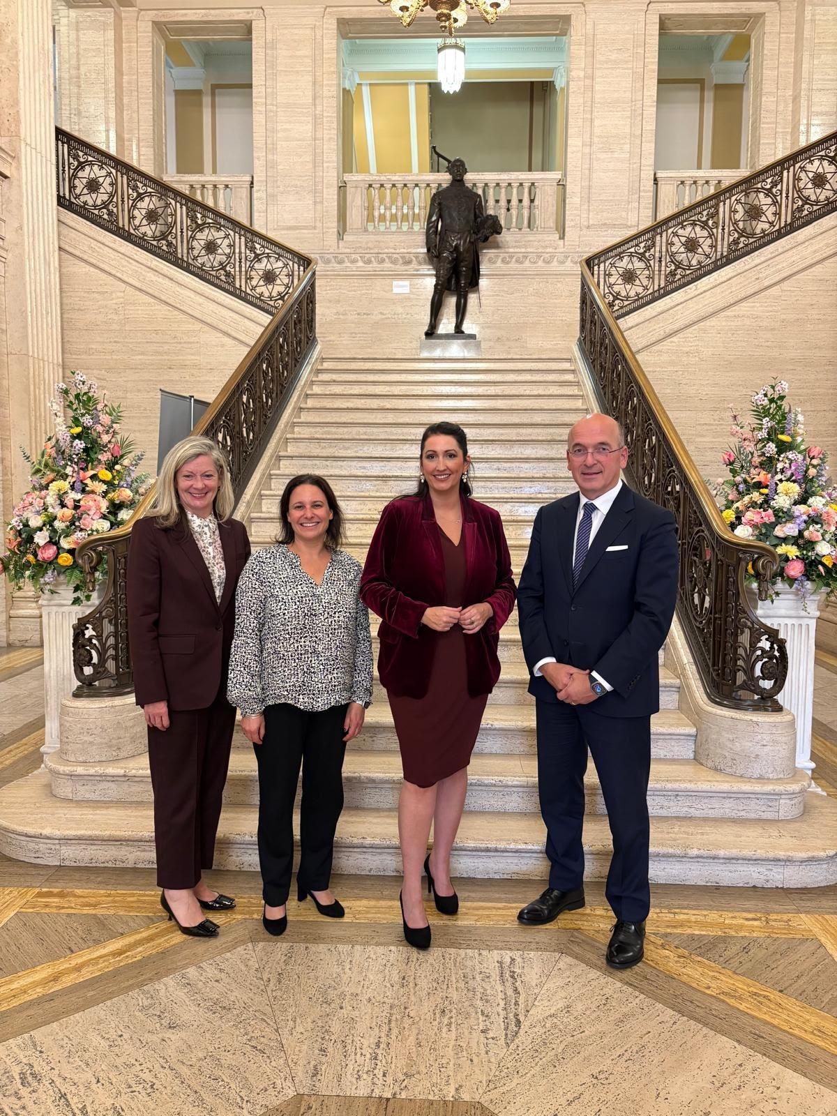 DUP ministers meet Bank of America officials at Stormont to discuss ...