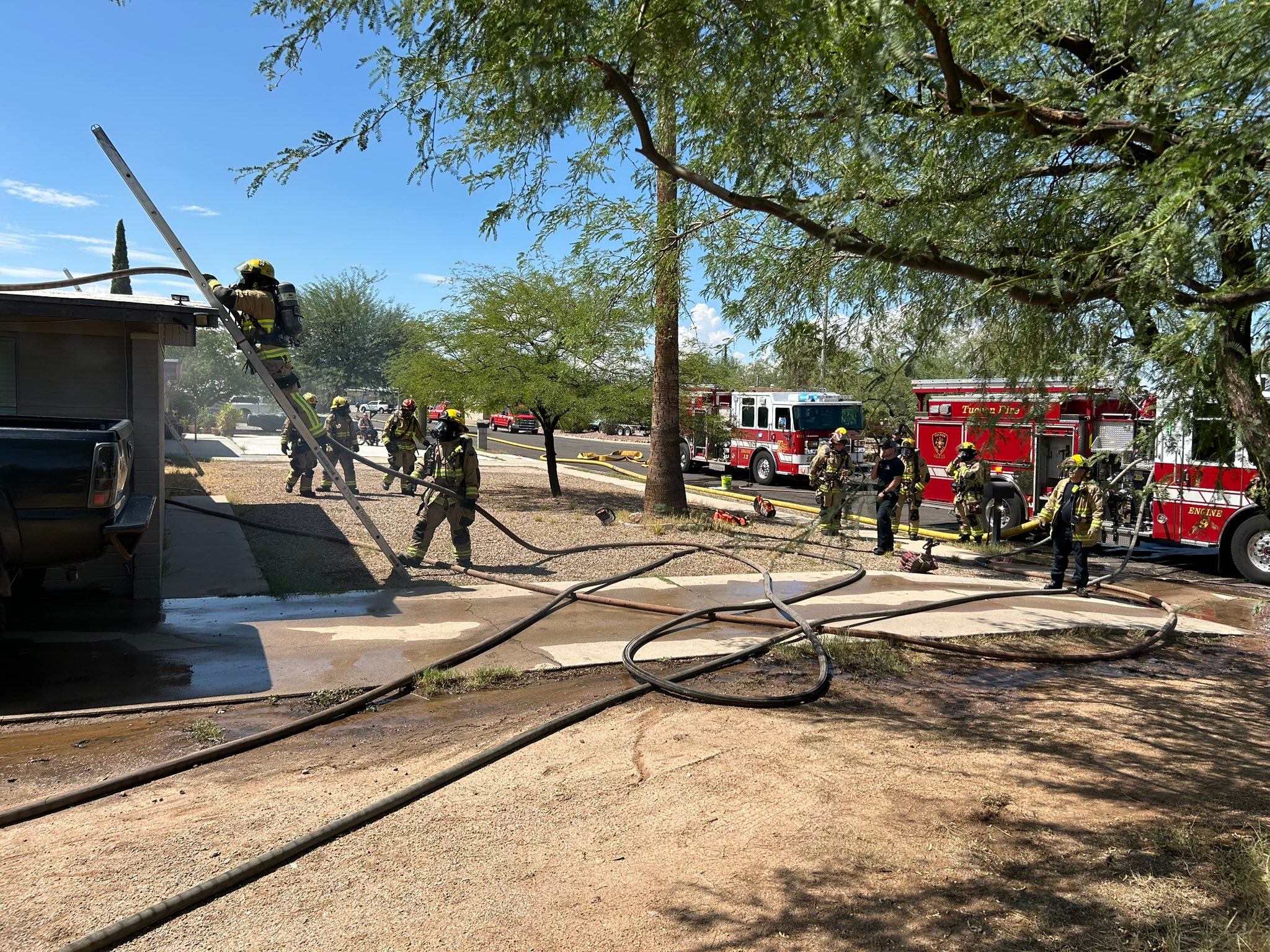 Police investigating suspicious Tucson house fire as arson