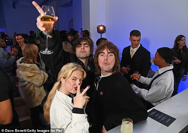 Johnny Depp joins Anais, Lennon and Gene Gallagher at the Dior Sauvage ...