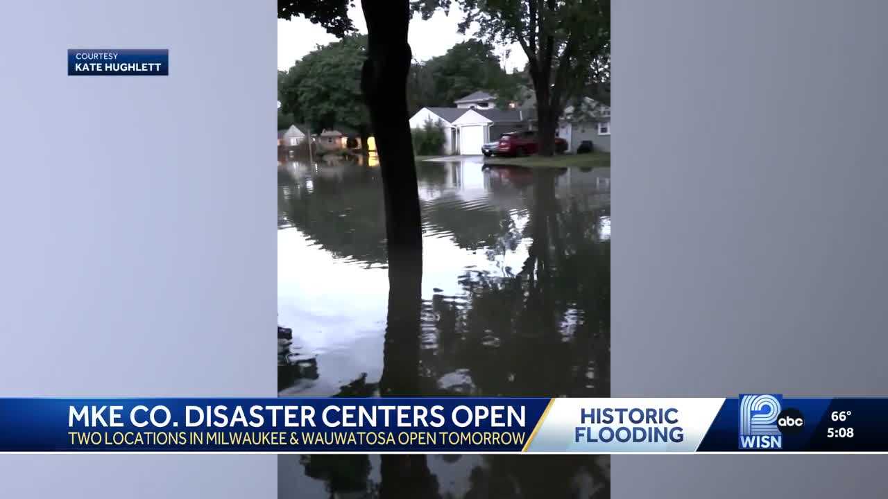 Milwaukee County opens disaster recovery centers for flood victims