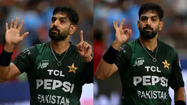 After Haris Rauf, Faheem Ashraf also caught making '6-0' gesture at ...