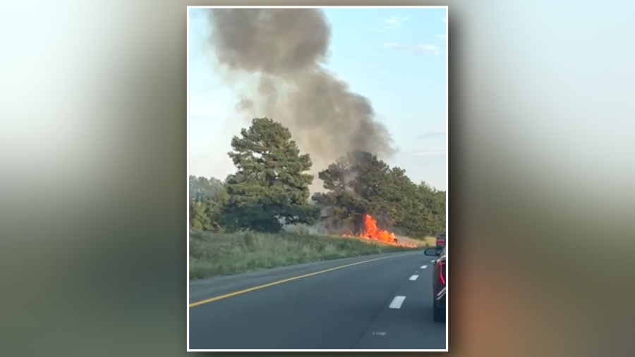 WATCH: Driver killed in fiery crash after truck shot at on I-295 in Hanover