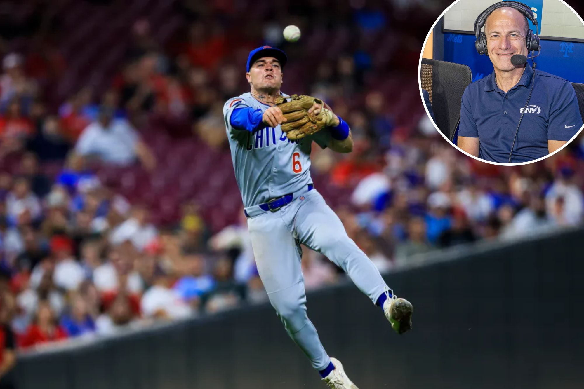 Mets announcer Gary Cohen baffled by Matt Shaw skipping Cubs game for ...