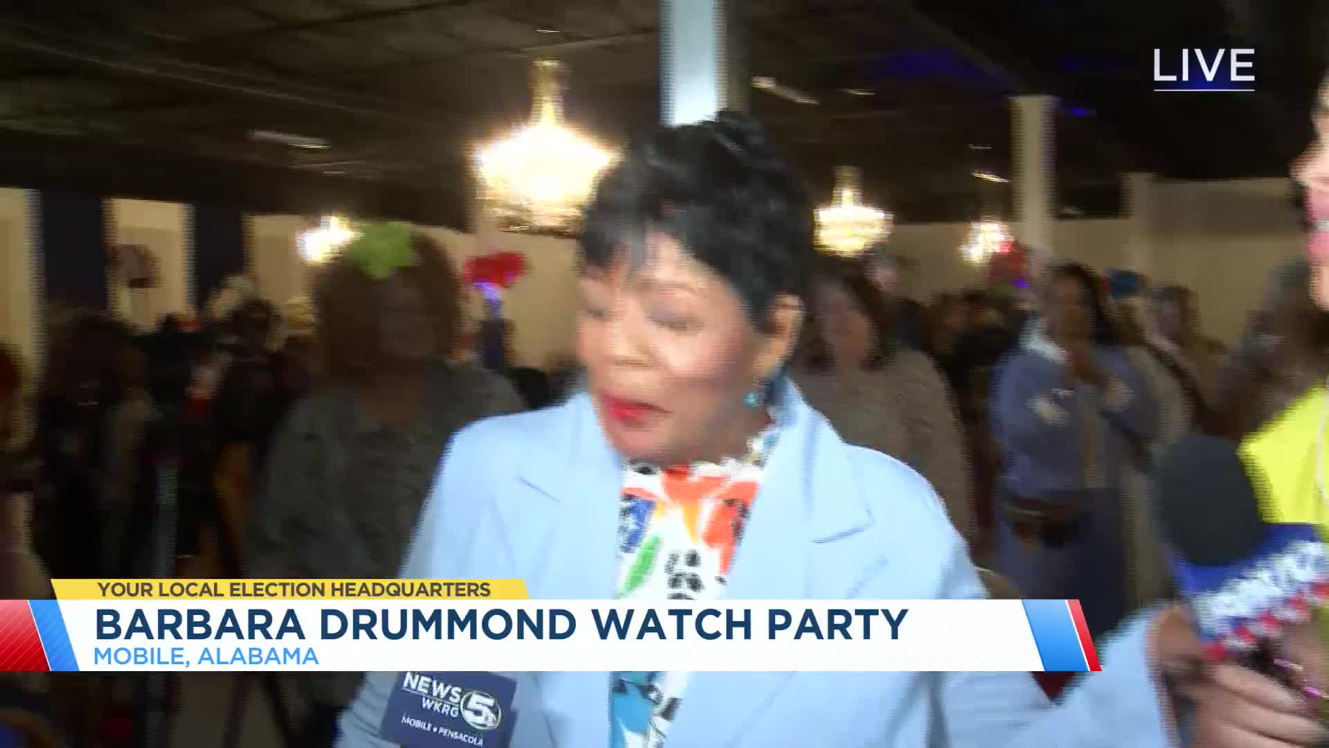 Barbara Drummond makes comments after final mayoral results