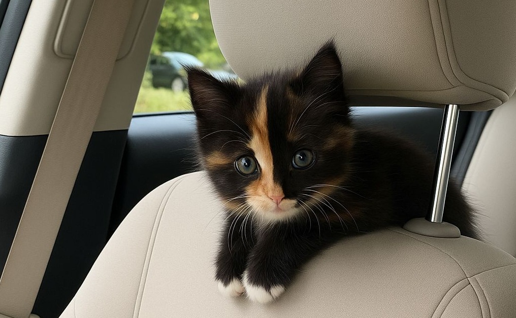 Trova un cucciolo solo sul ciglio della strada e decide di adottarlo