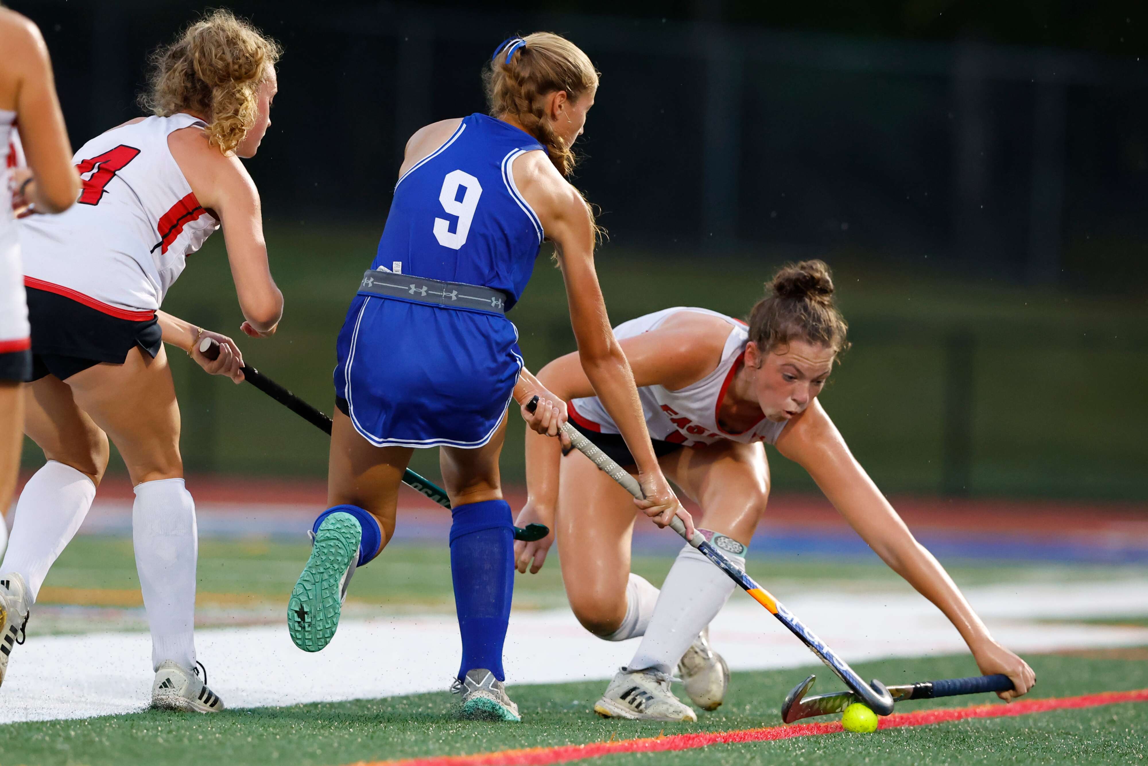 Easton field hockey takes early lead before game at Warren Hills is ...