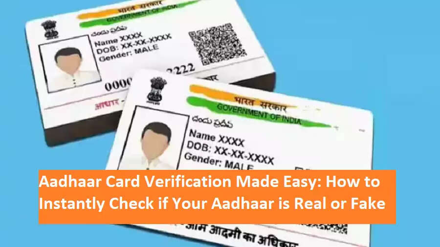 Aadhaar Card Verification Made Easy: How to Instantly Check if Your ...