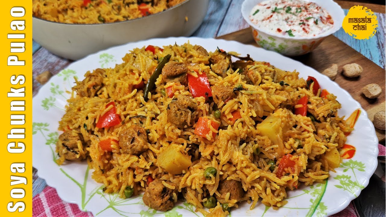 Soya Chunks Pulao Recipe | One-Pot Veg Meal by Chef Girish Joshi