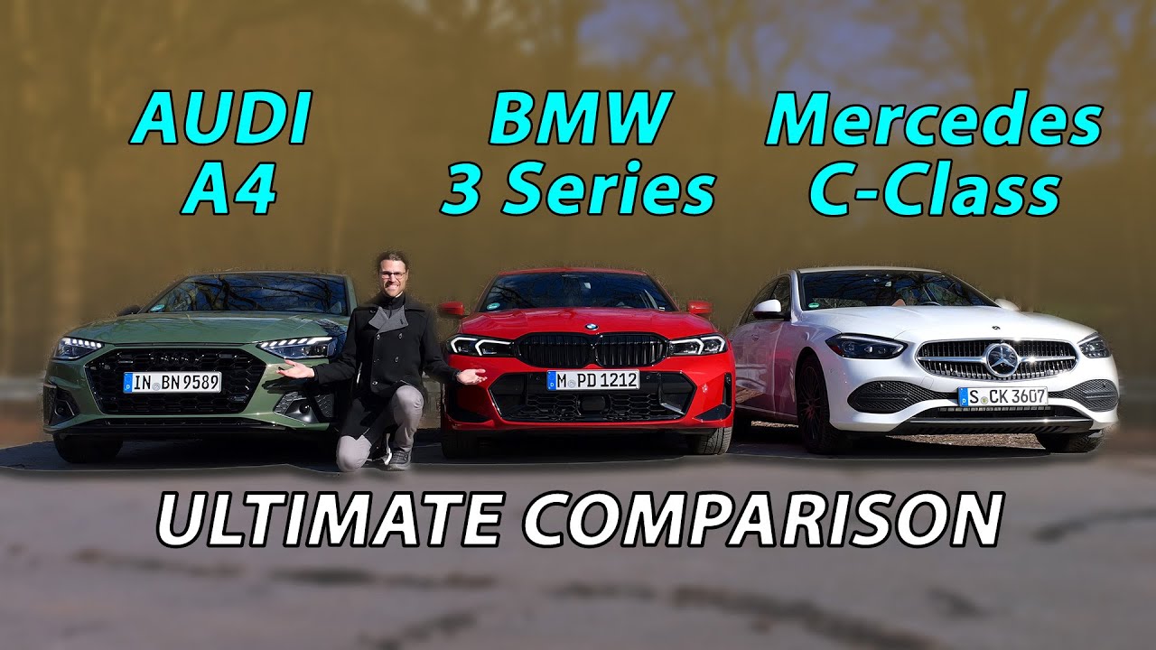 Mercedes C-Class vs BMW 3 Series vs Audi A4 – Premium Sedan Comparison