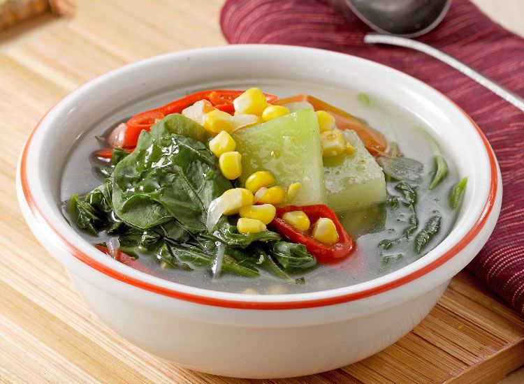 Resep Sayur Bening Labu Bayam Dan Cara Membuatnya, Sup Bening Sedap