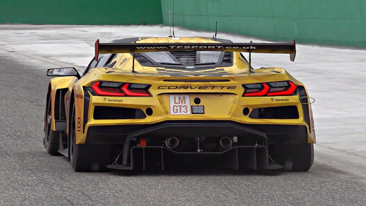 Corvette C8 Z06 GT3.R V8 Motorgeluid