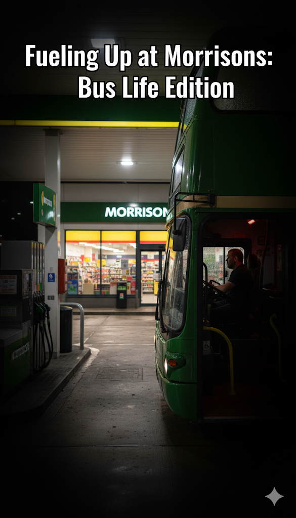 Fueling Up at Morrisons: Bus Life Edition