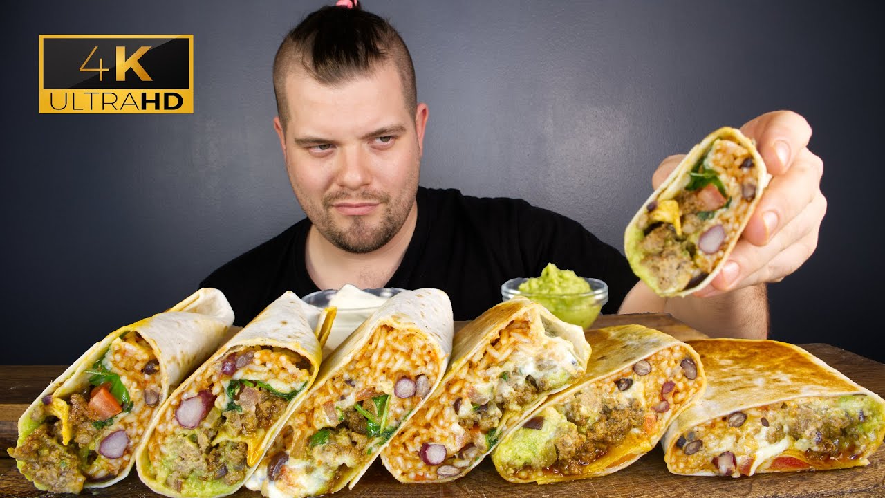 ASMR Beef & Bean Burritos Indulgence with Dave Kay