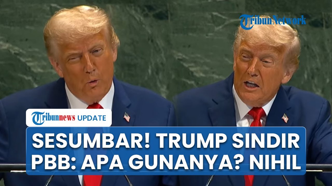 Trump Sesumbar Pembawa Perdamaian Perang, Sindir PBB: Banyak Janji ...