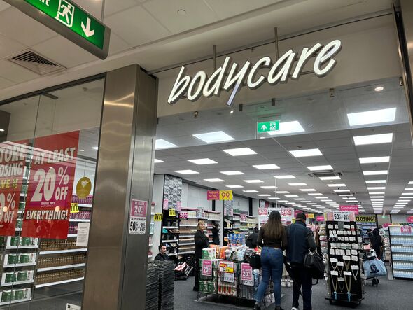 Full list of Bodycare's final 56 stores to close by this Saturday as ...