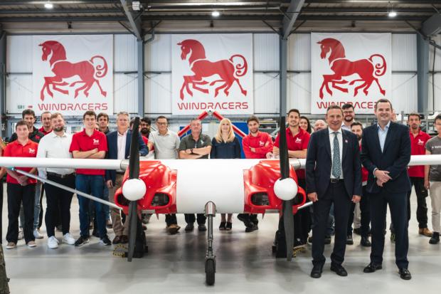 Fareham drone factory praised for creating jobs and boosting skills