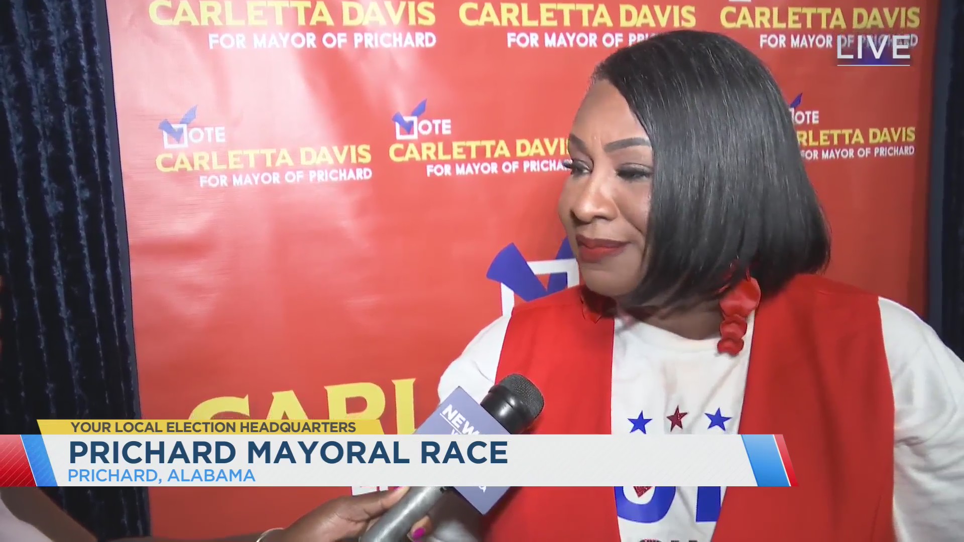 Carletta Davis wins Prichard mayoral election