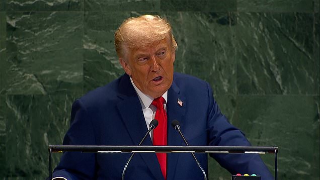 Trump's UN speech calls climate change a 'con job'