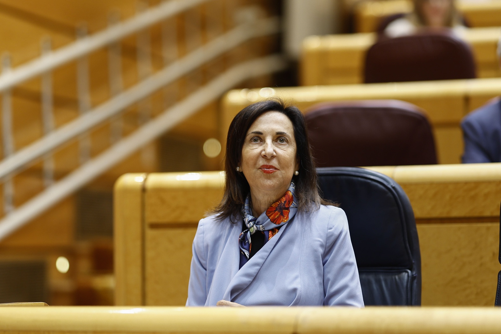 Robles visita en Lituania los cazas españoles que vigilan el espacio aéreo en el Báltico