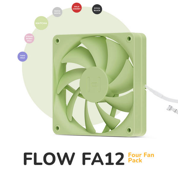 서린씨앤아이, 하이트 케이스와 컬러를 맞춘 쿨링팬 HYTE FLOW FA12 4PACK 5종 라인업 출시