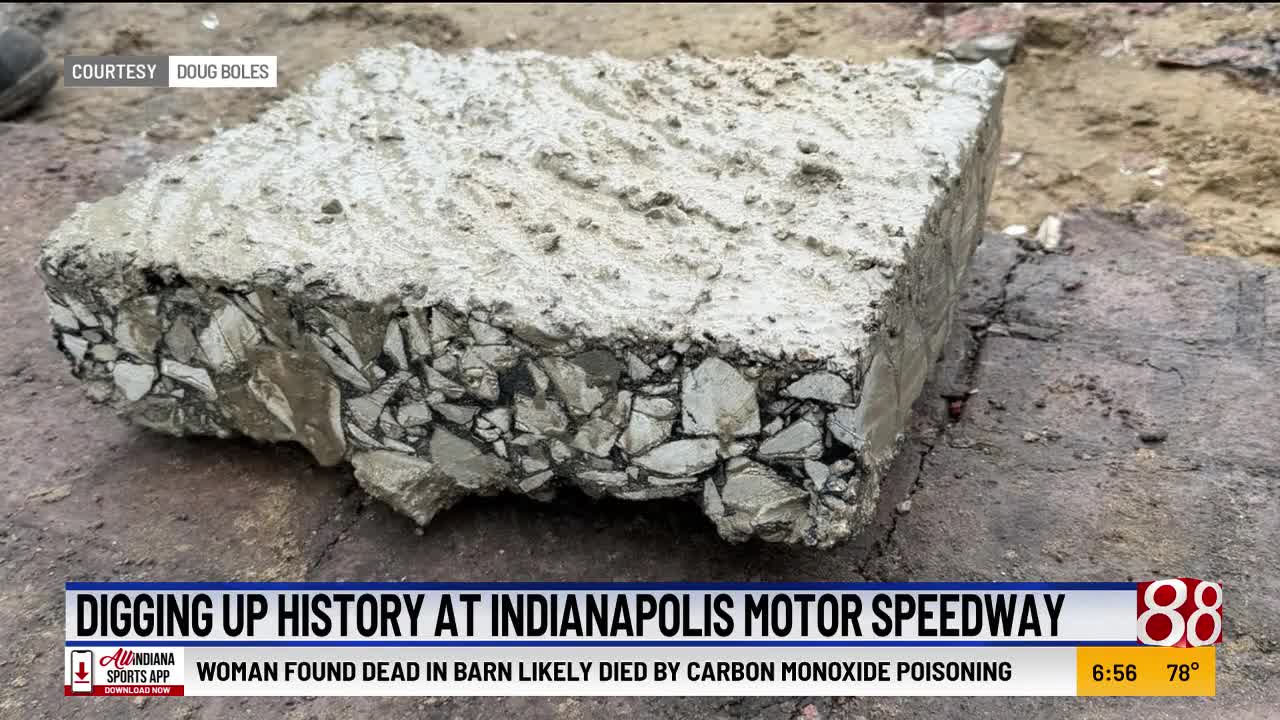 Digging up history at Indianapolis Motor Speedway
