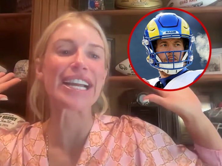 Matthew Stafford's Wife Cracks Vasectomy Joke After Quarterback's Groin Hit