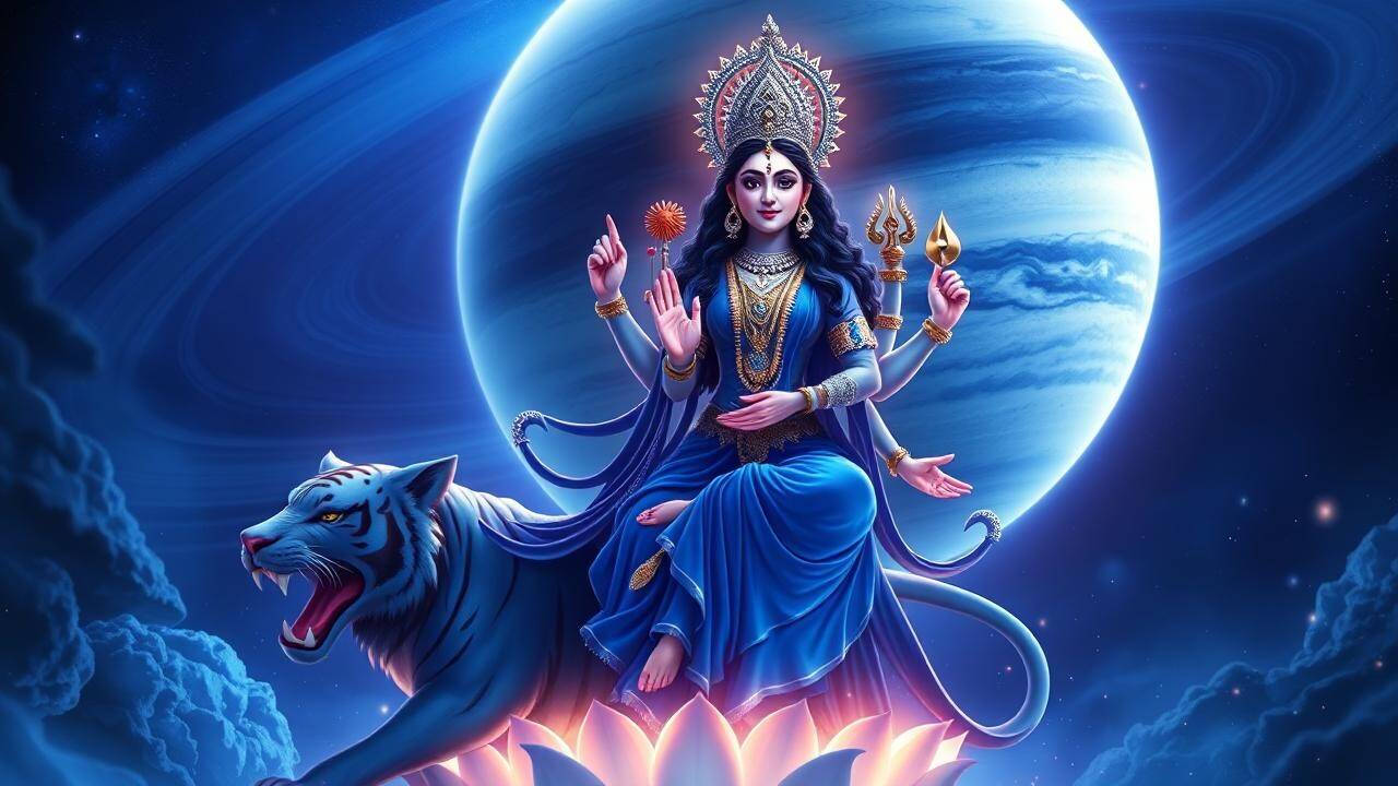 Embrace the Power of Royal Blue on Navratri: Honoring Goddess ...