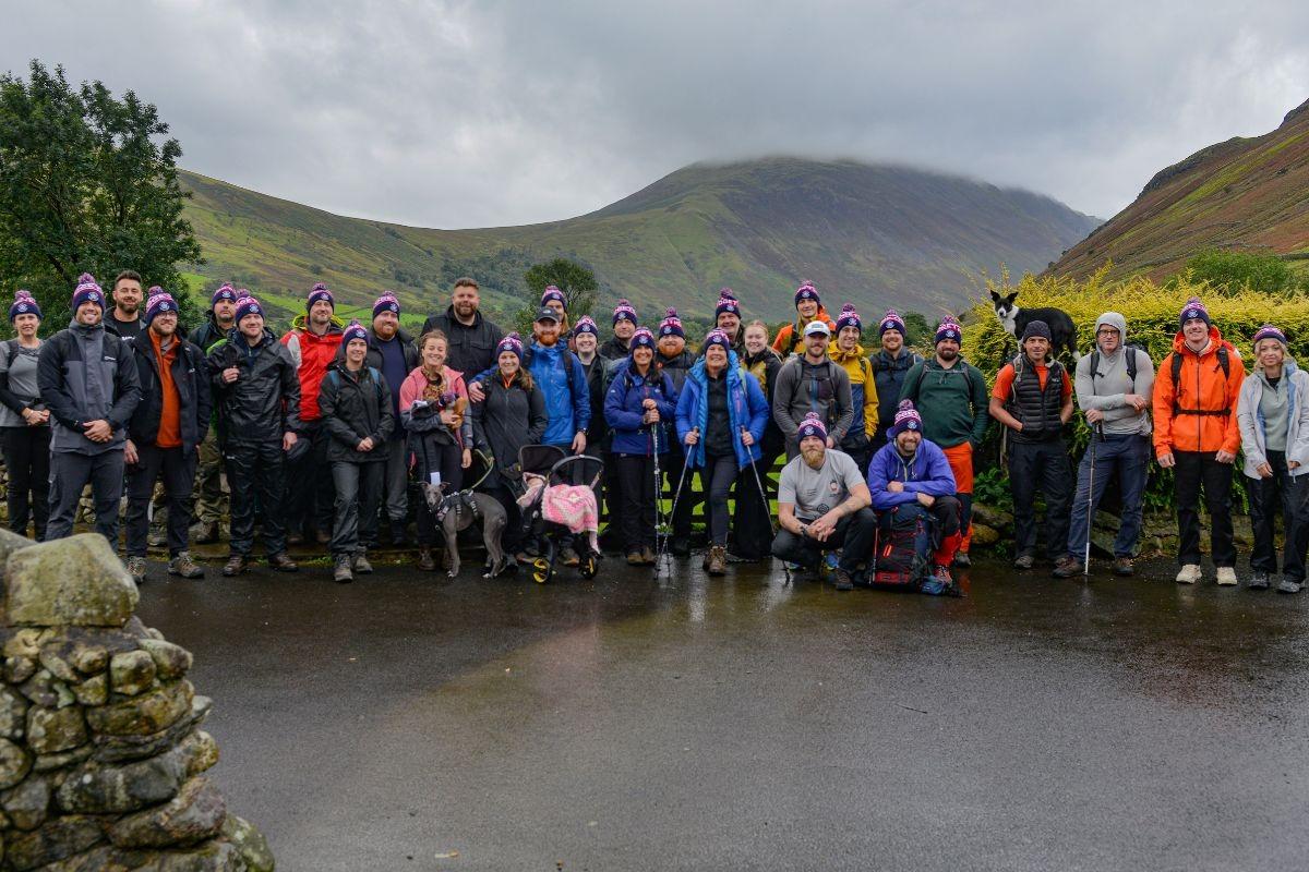 Over £10,000 raised as artist Luke Horton and team summit Scafell Pike ...