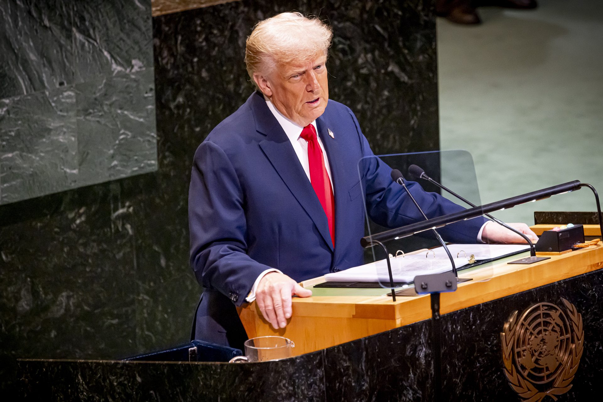 Trump’s speech at the UN blasts against migration and climate change