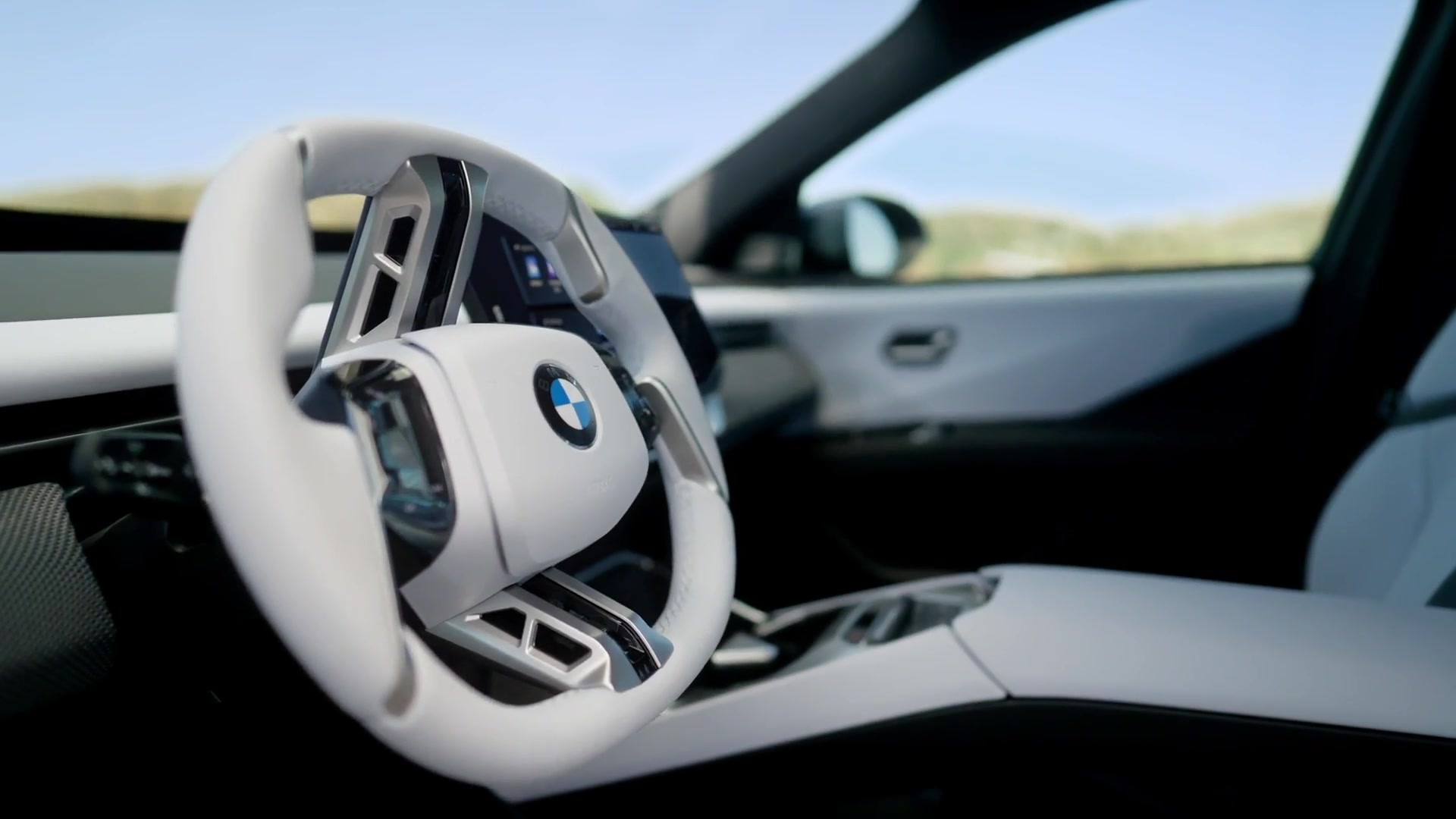 The new BMW iX350 xDrive in Ocean Wave Blue Interior Design