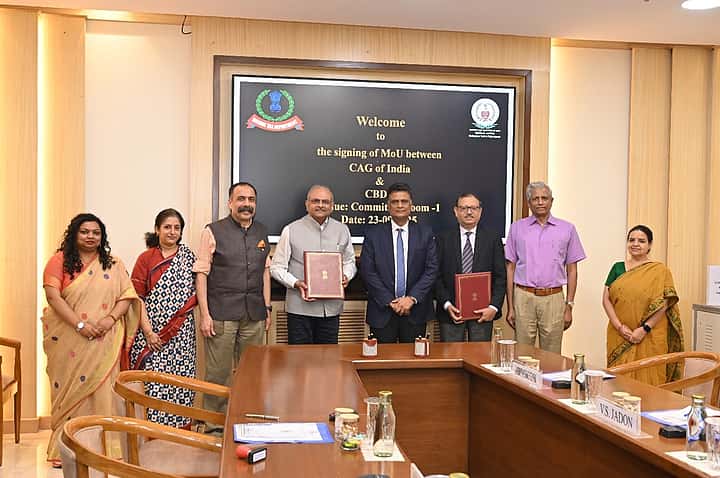 CAG, CBDT Sign MoU To Boost Data-Driven Audits And Capacity Building