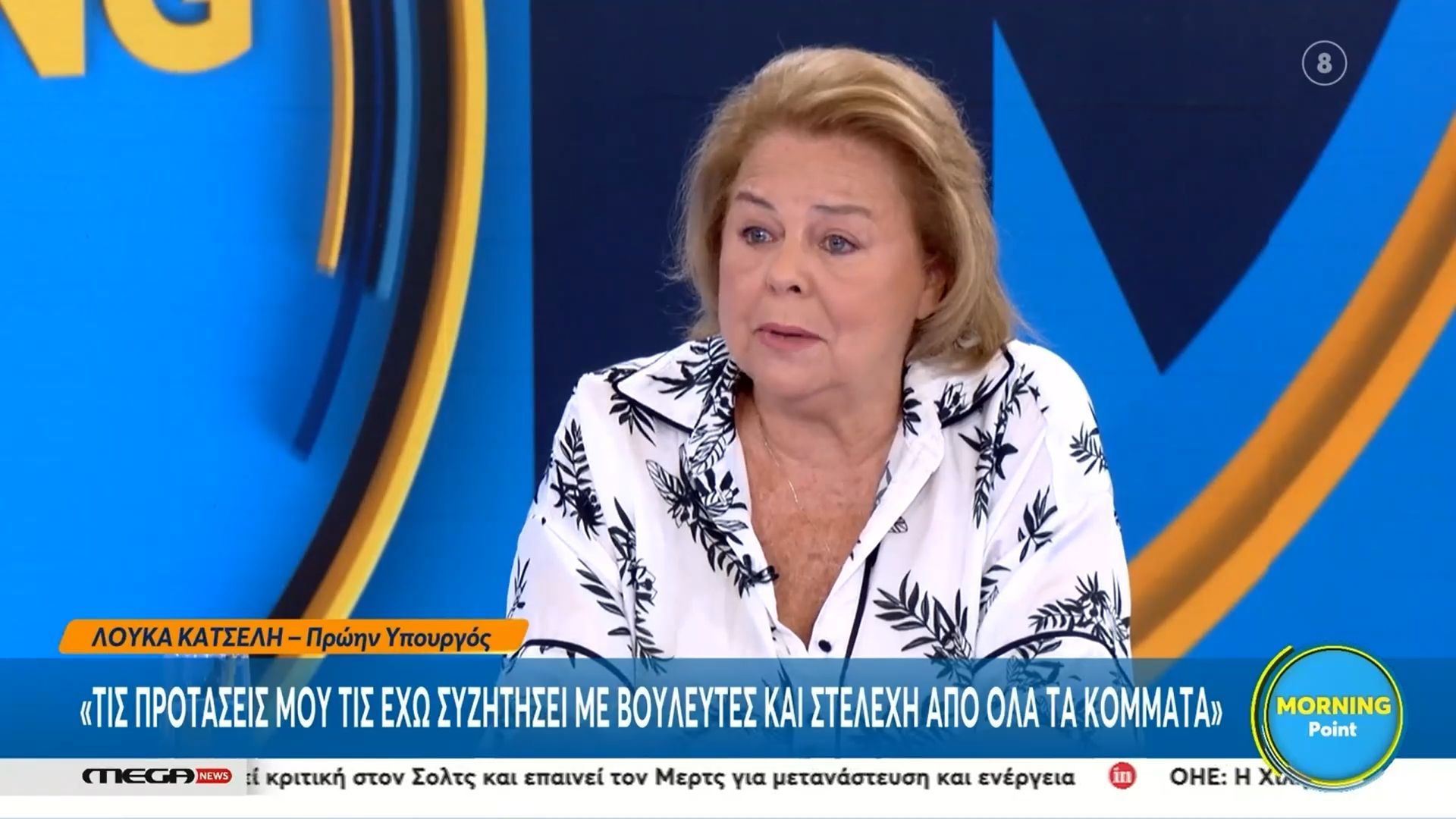 Λ. Κατσέλη: «Έχω συζητήσει τις προτάσεις μου με όλα τα πολιτικά κόμματα»