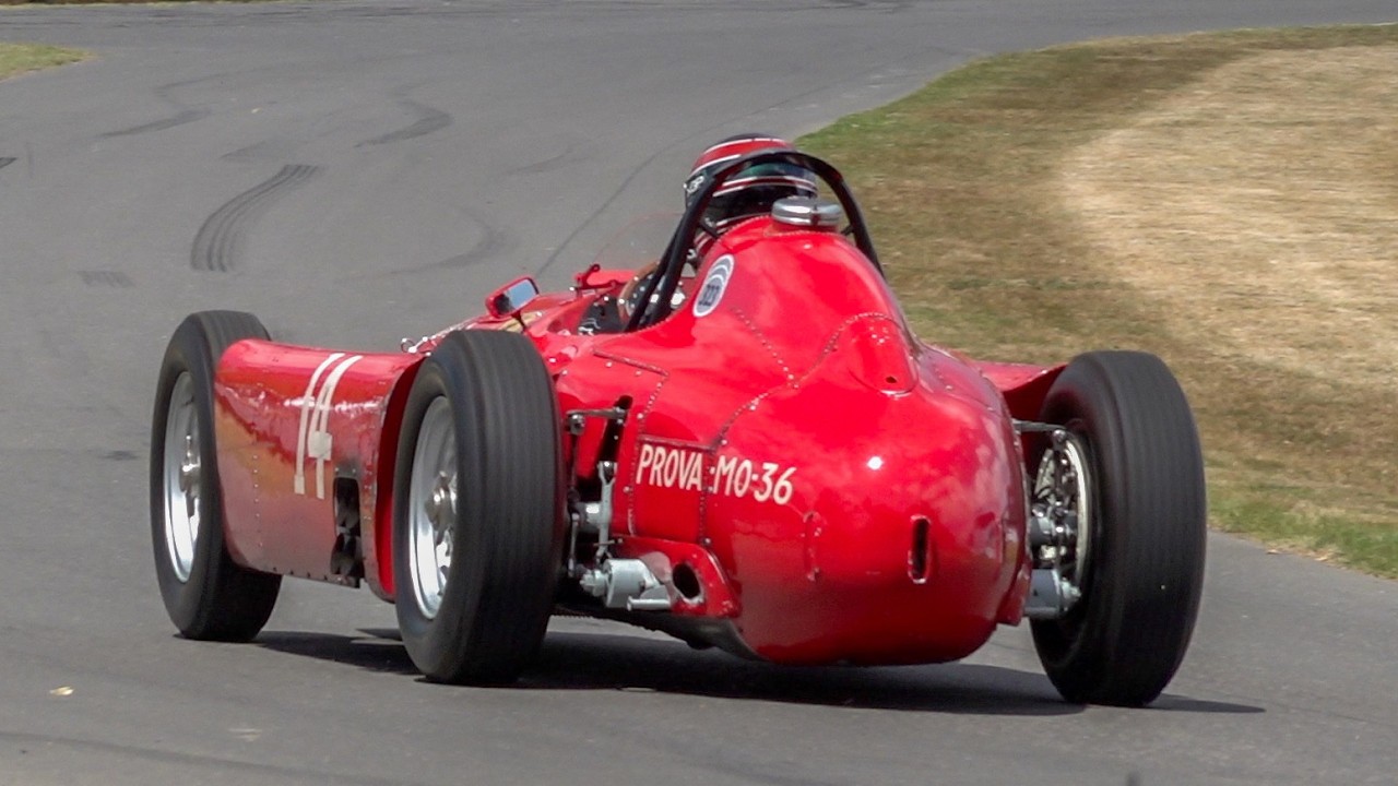 Ferrari Lancia D50A raw V8 sounds