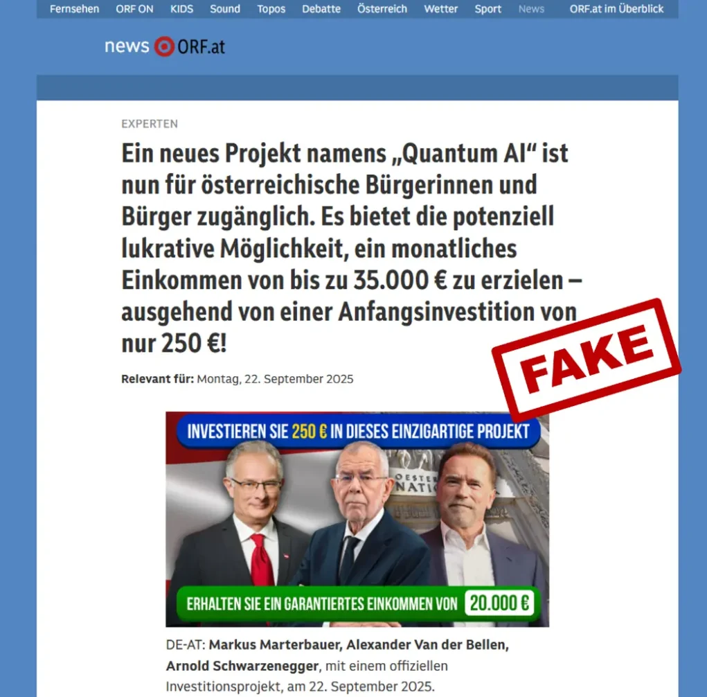 „ORF-Betrug“: Warum dich diese 250-Euro-Investition nicht reich macht