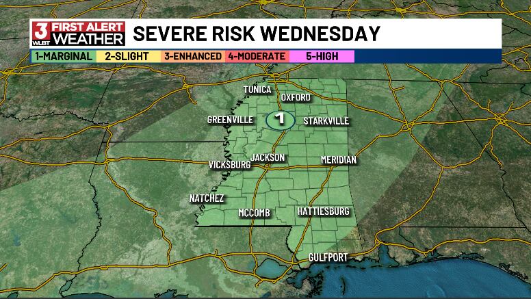 Cold Front Brings Storms, Cooler Weather to Central Mississippi